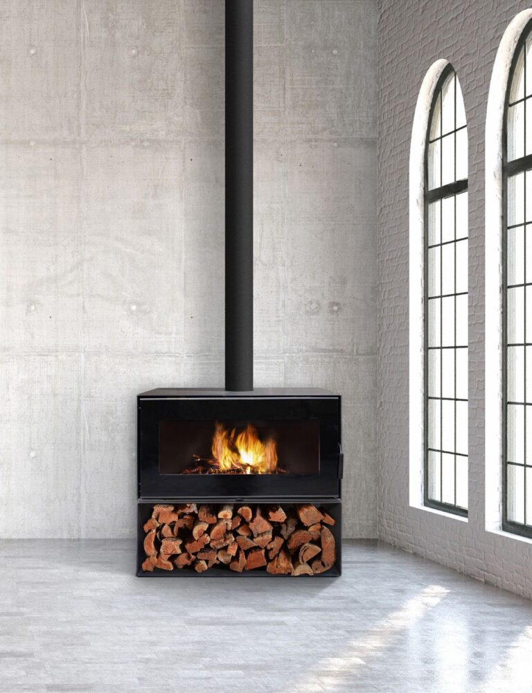 VisionLINE Taurus Clean Air – Single Sided Freestanding Woodfire ...